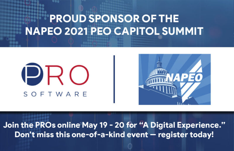 NAPEO’s 2021 PEO Capitol Summit Sponsorship - ProSoftware